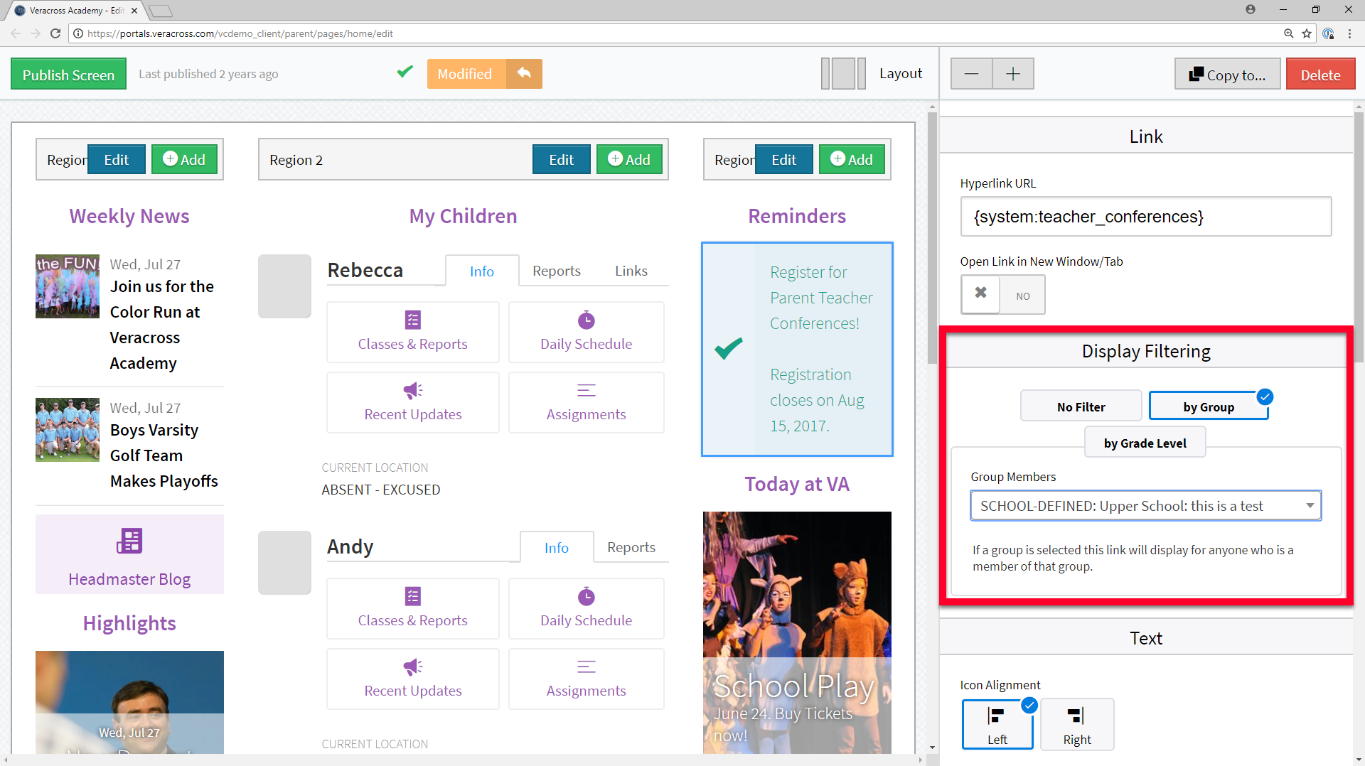 Parent/Teacher Conferences Setup & Overview