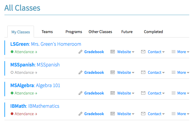 Teacher Portal Components