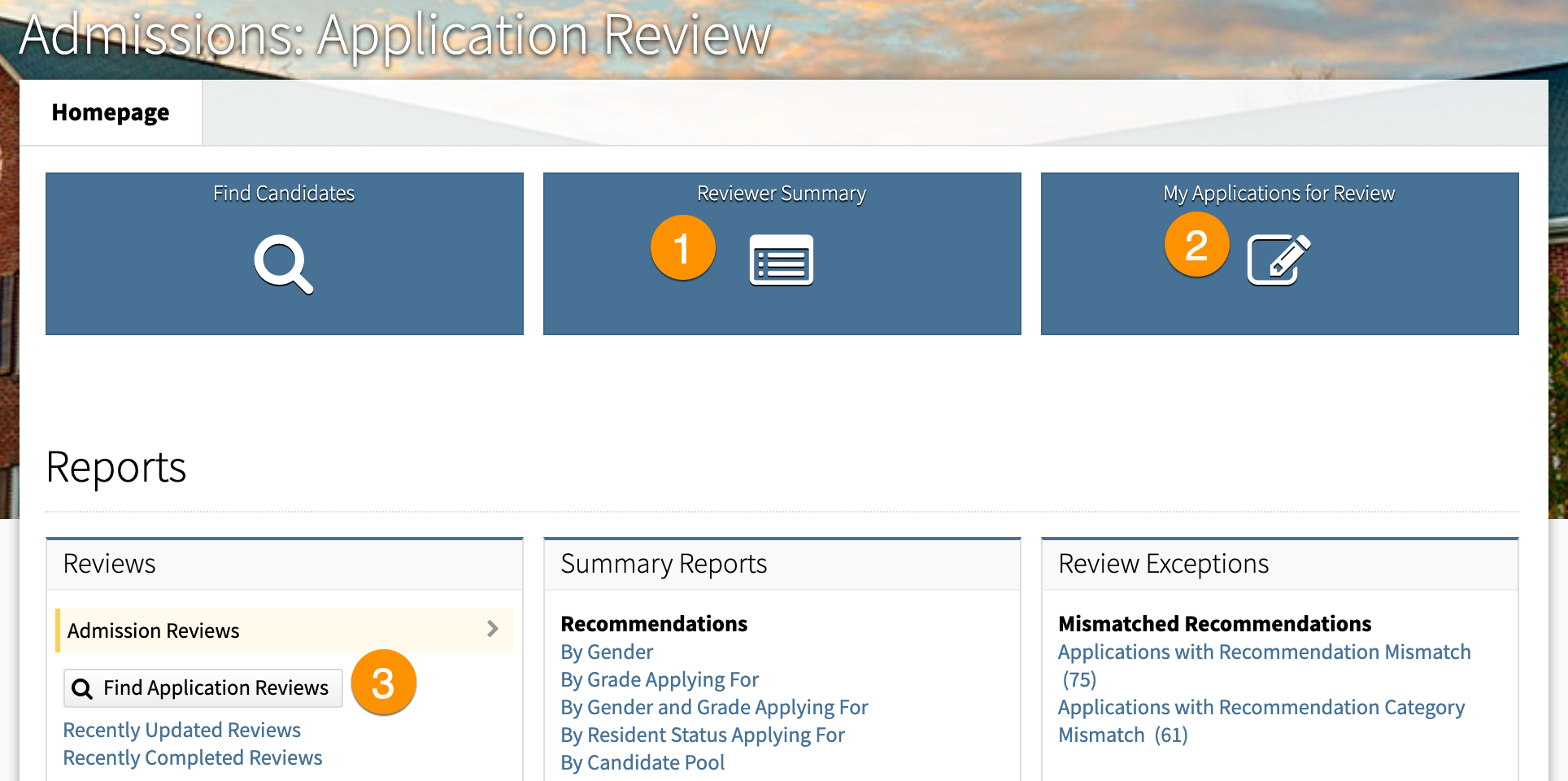 Application Review