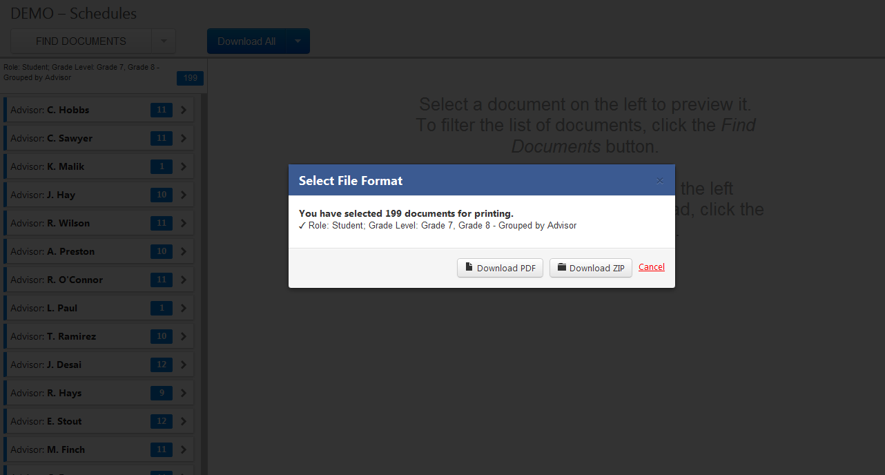 Browsing Academic Documents
