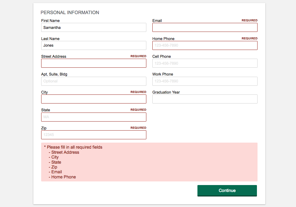 Online Giving Form Configuration