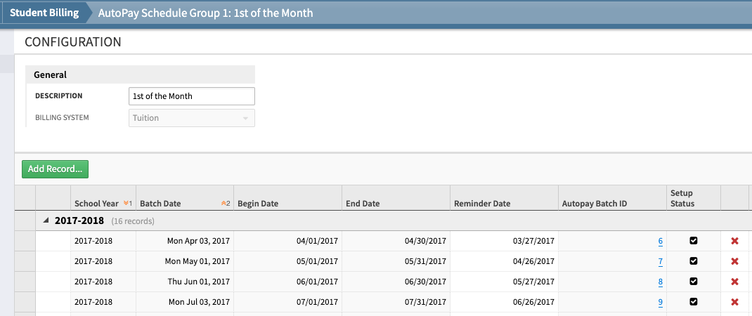 AutoPay Schedule Builder for Student Billing - Axiom
