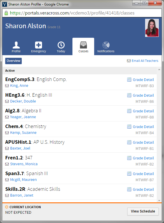 Student Profile