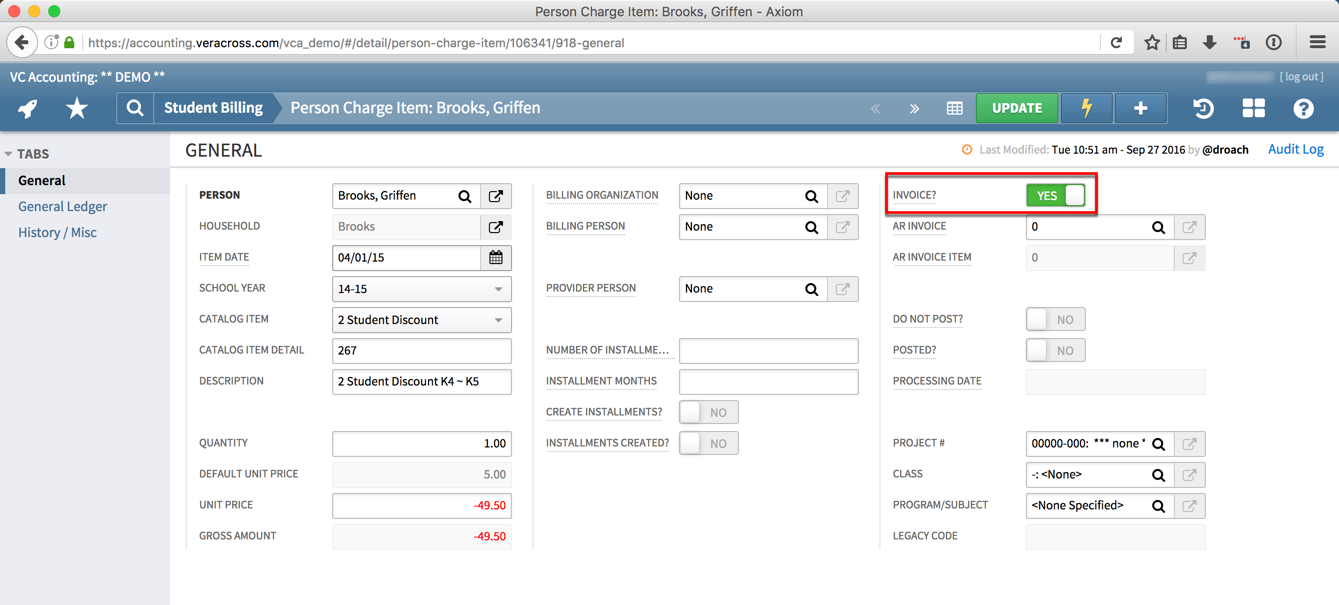 Overview of Marking Charges Ready to Invoice
