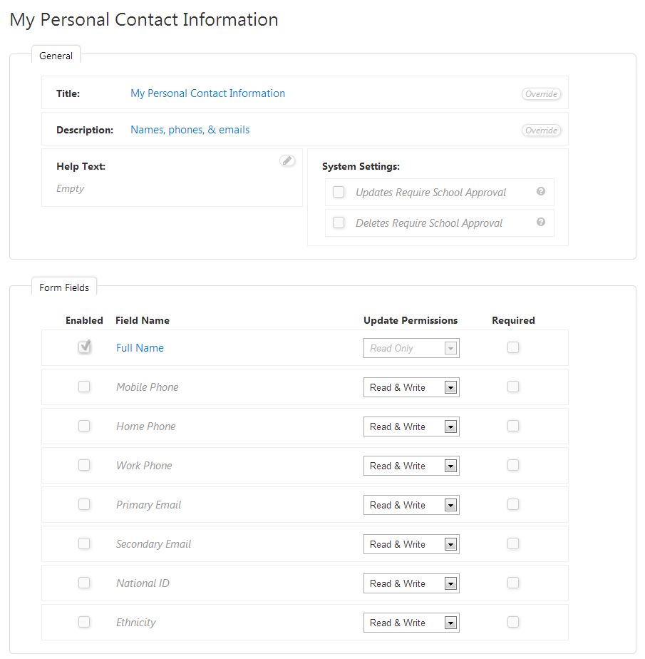 Household Profile Update (HPU) Form Overview