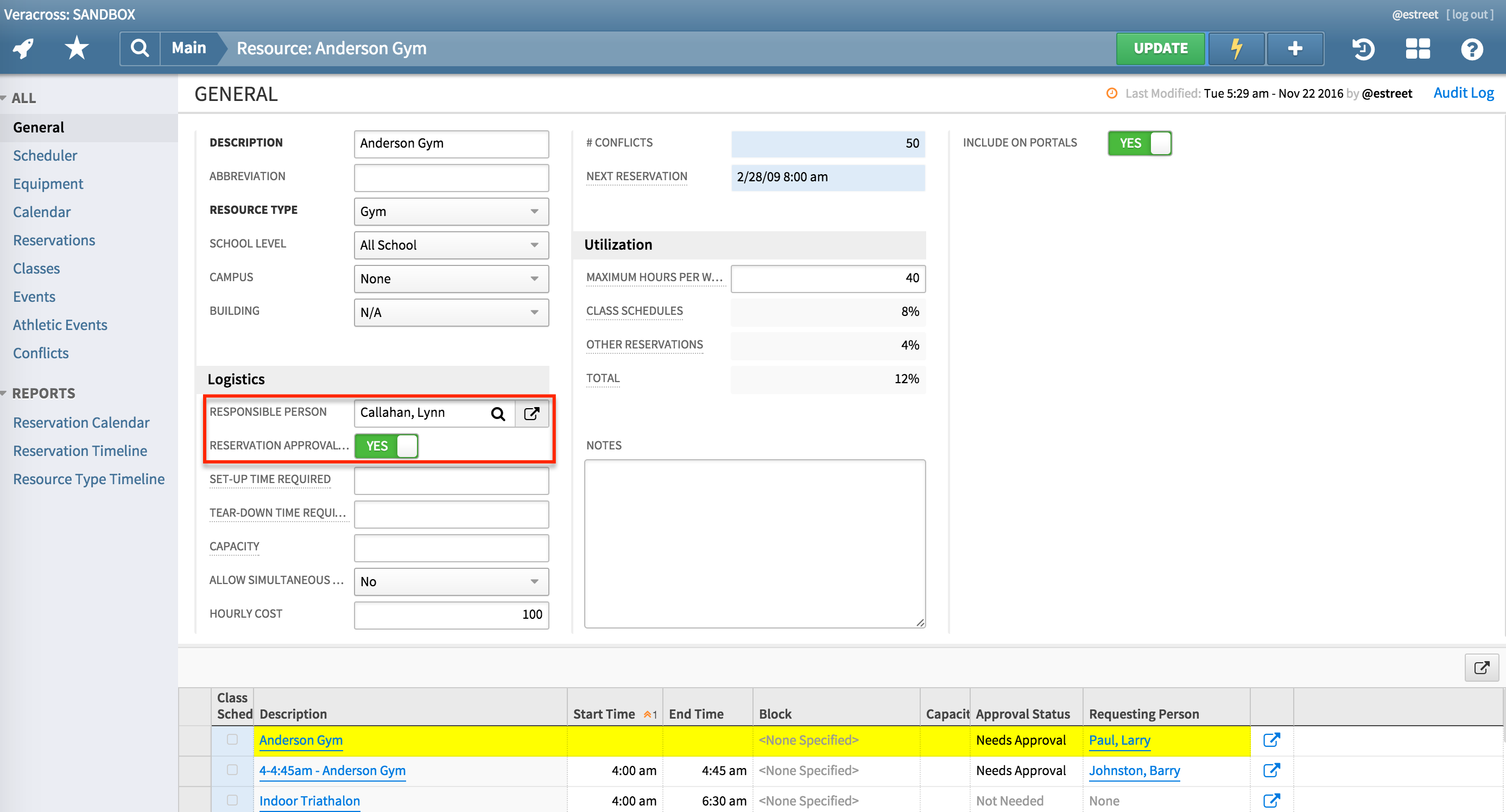 Resource Reservation App