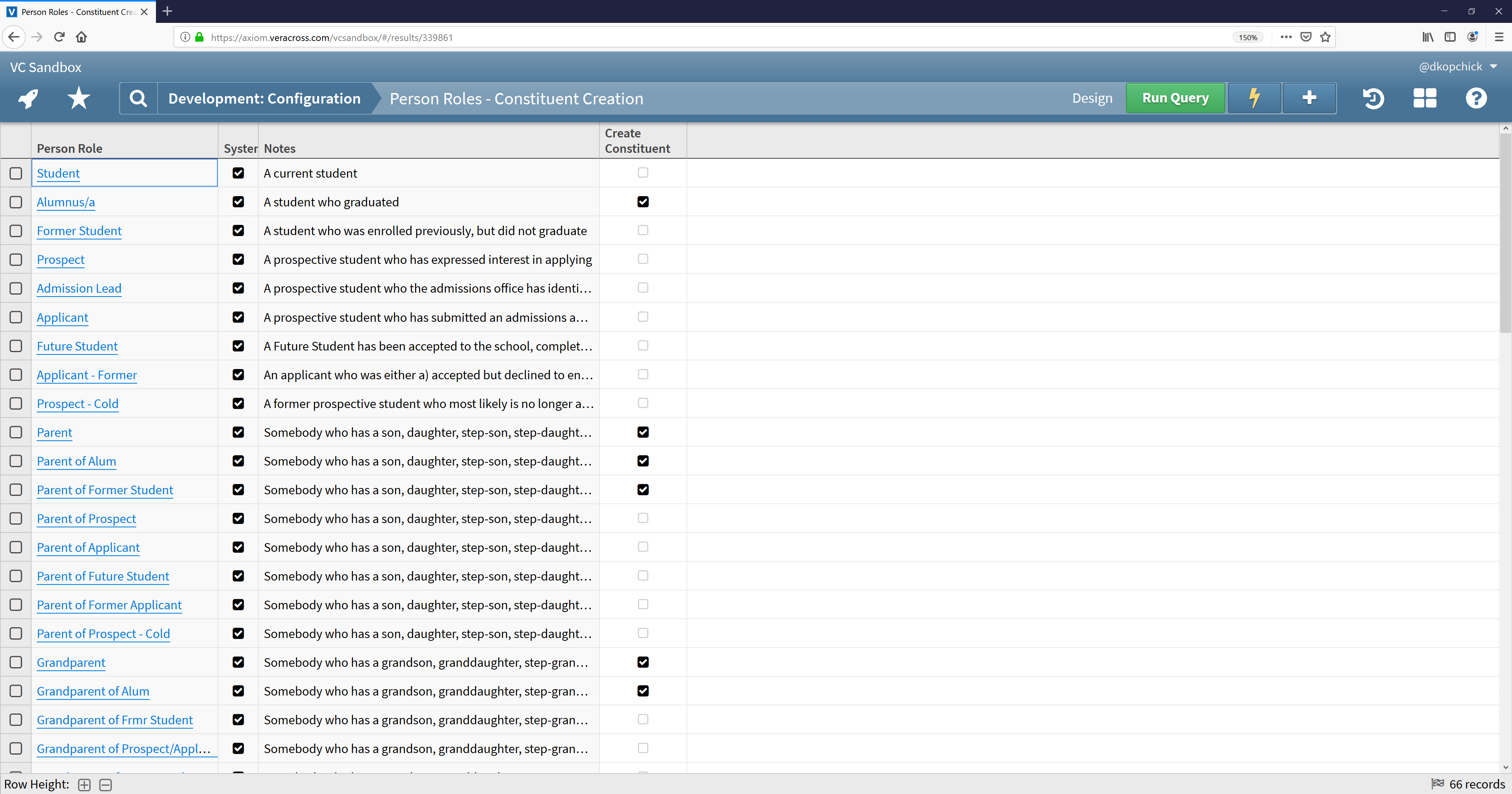 The Household Constituent Record