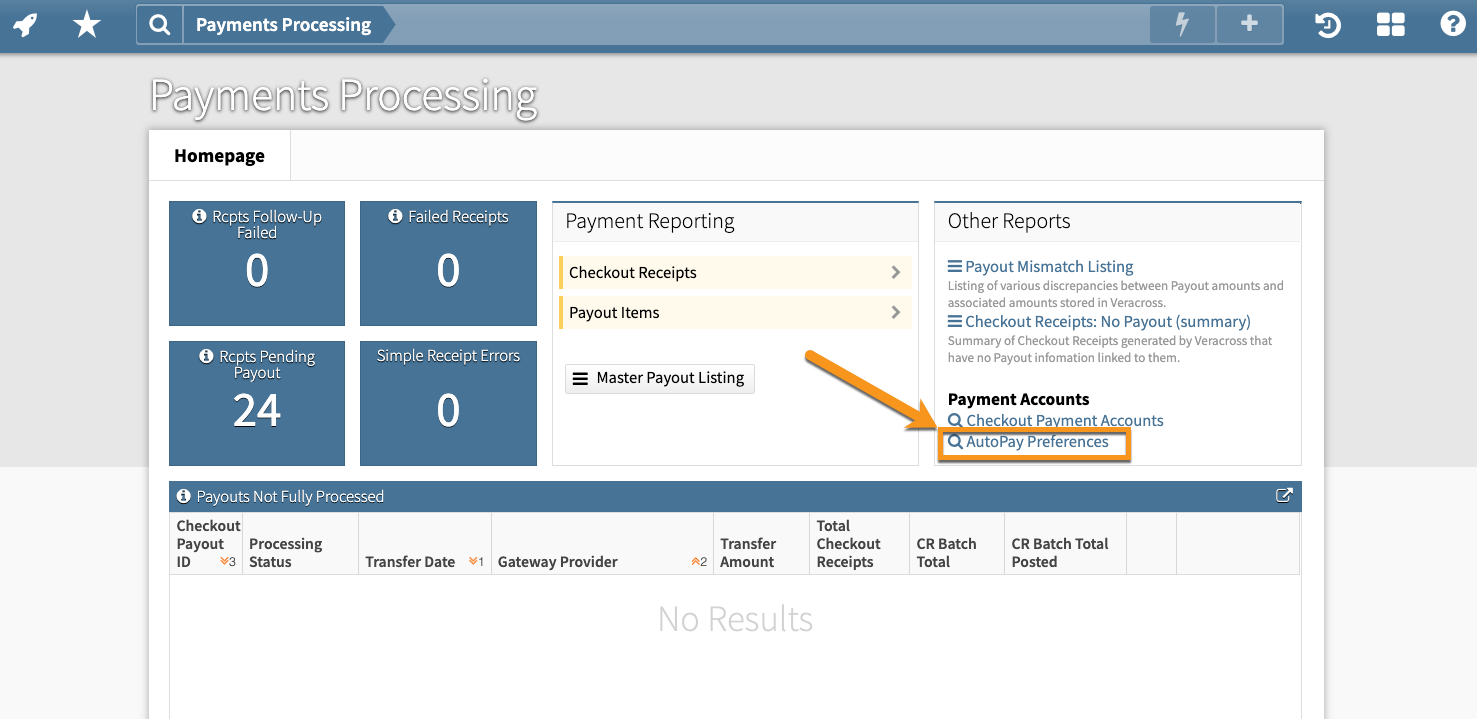 Enrolling in AutoPay
