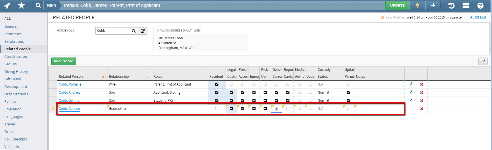 Managing Related Records in Axiom