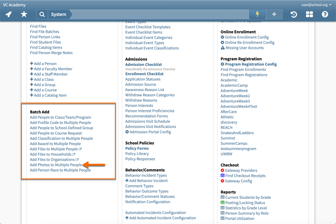 Managing Person Photos in Axiom