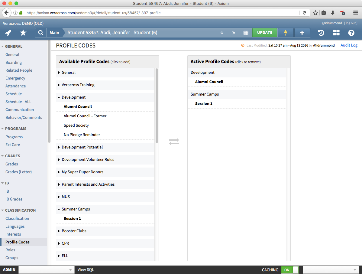 How to Use Profile Codes