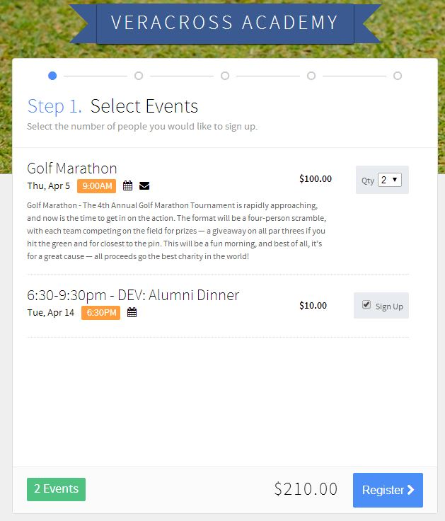 Online Event Registration Overview