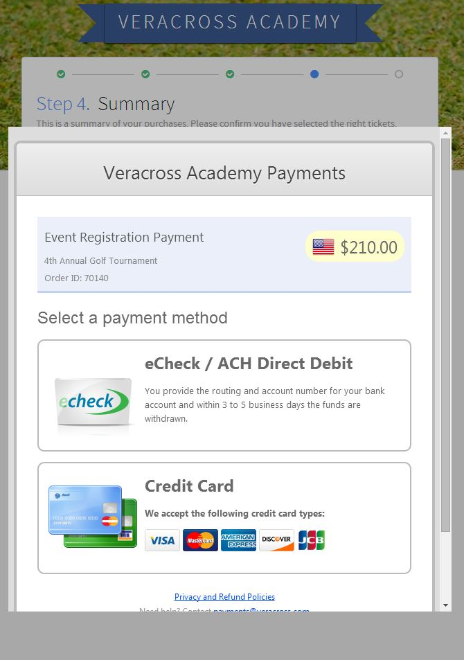 Online Event Registration Overview