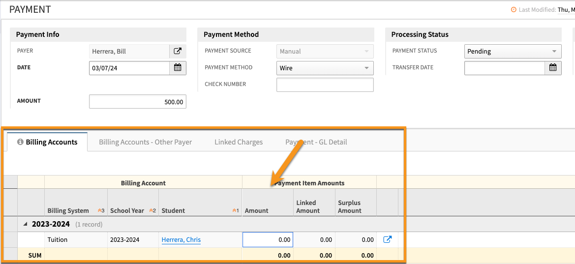 How to add a Manual Payment