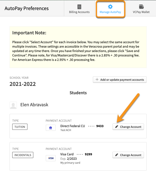 Enrolling in AutoPay for Student Billing - Axiom
