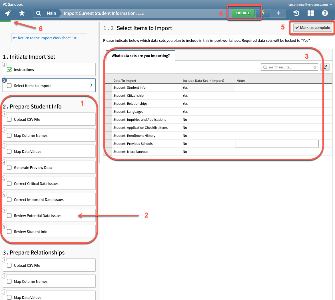 Data Import Worksheets: Overview