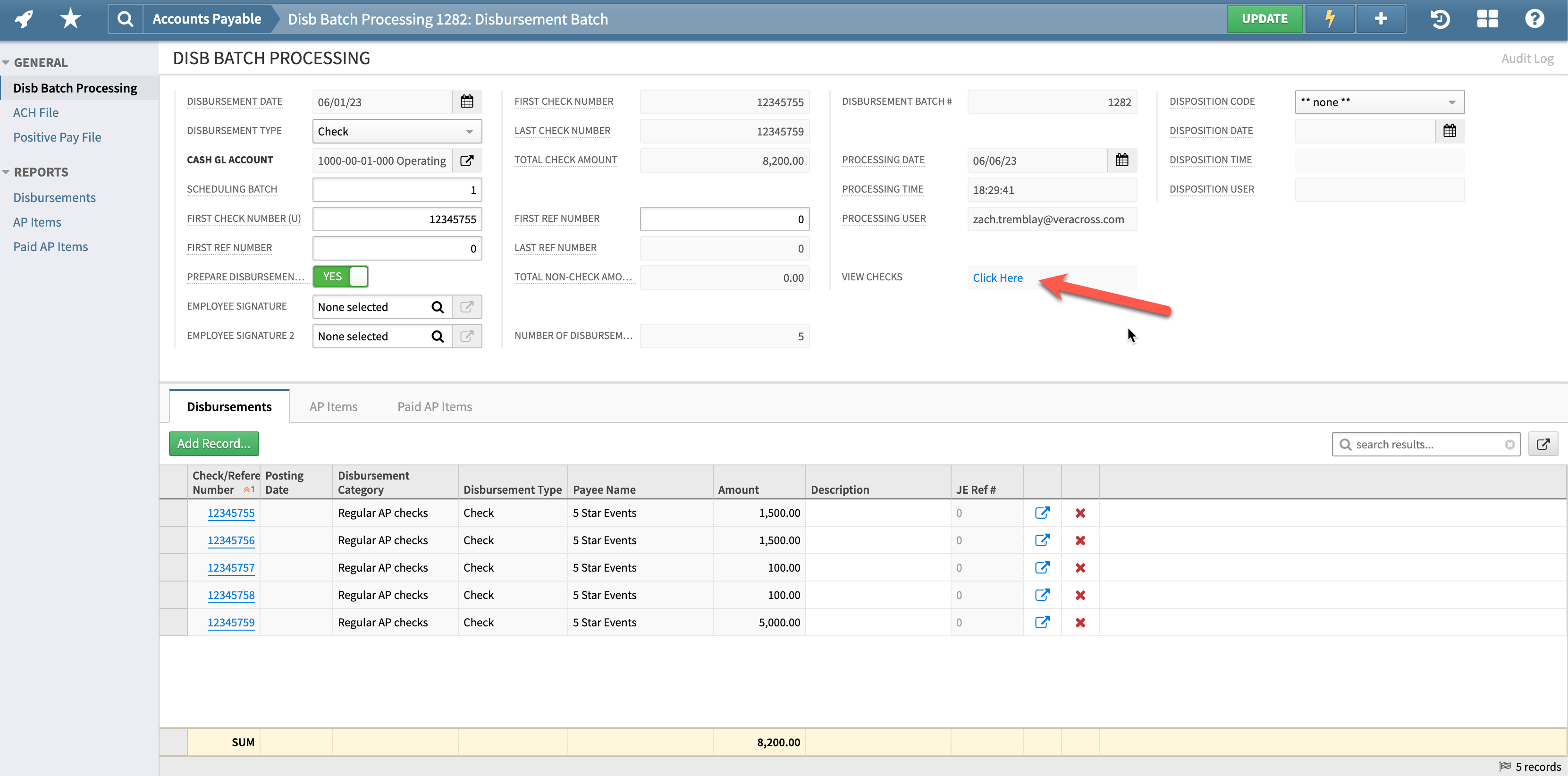 Processing AP Disbursements - AP -Axiom