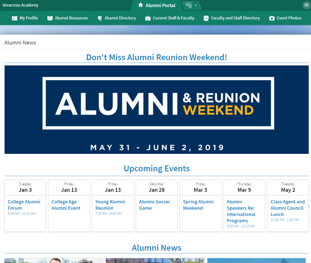 Alumni Portal