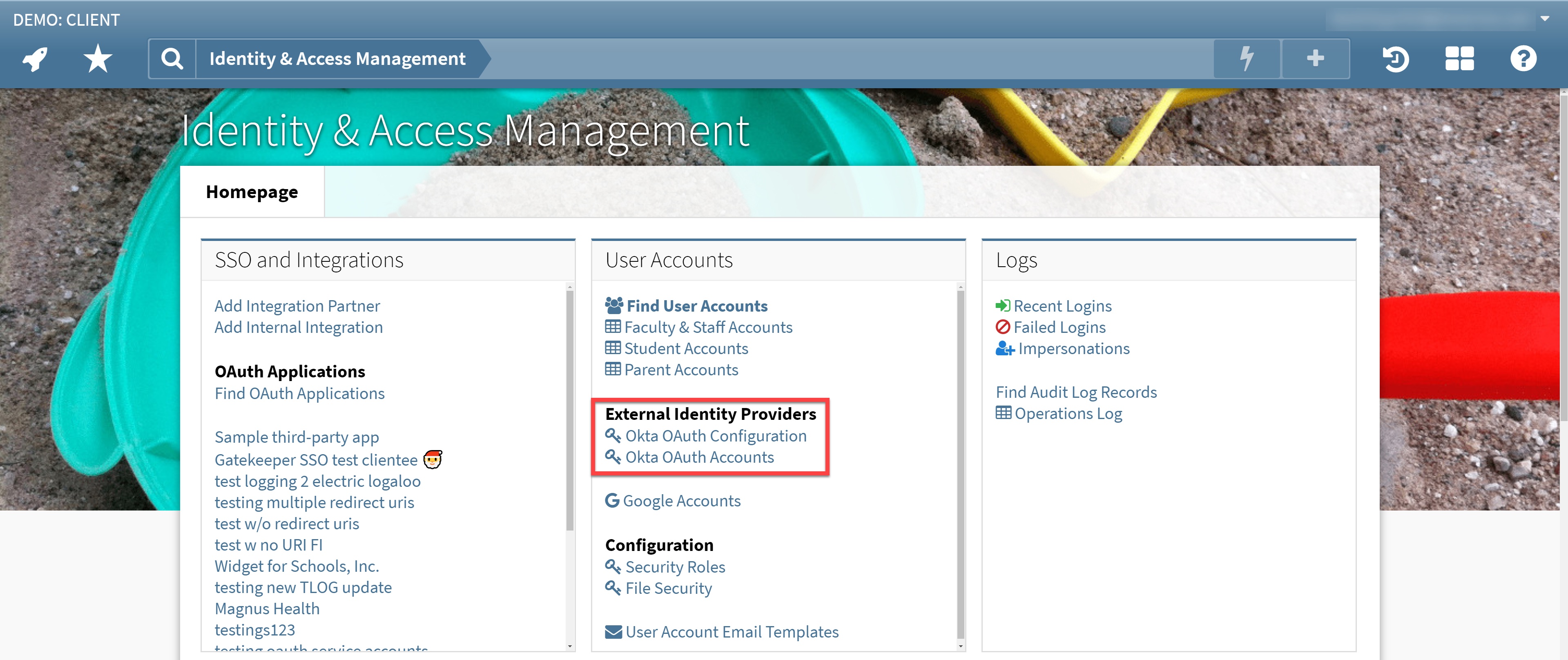 Okta OAuth Setup and Use