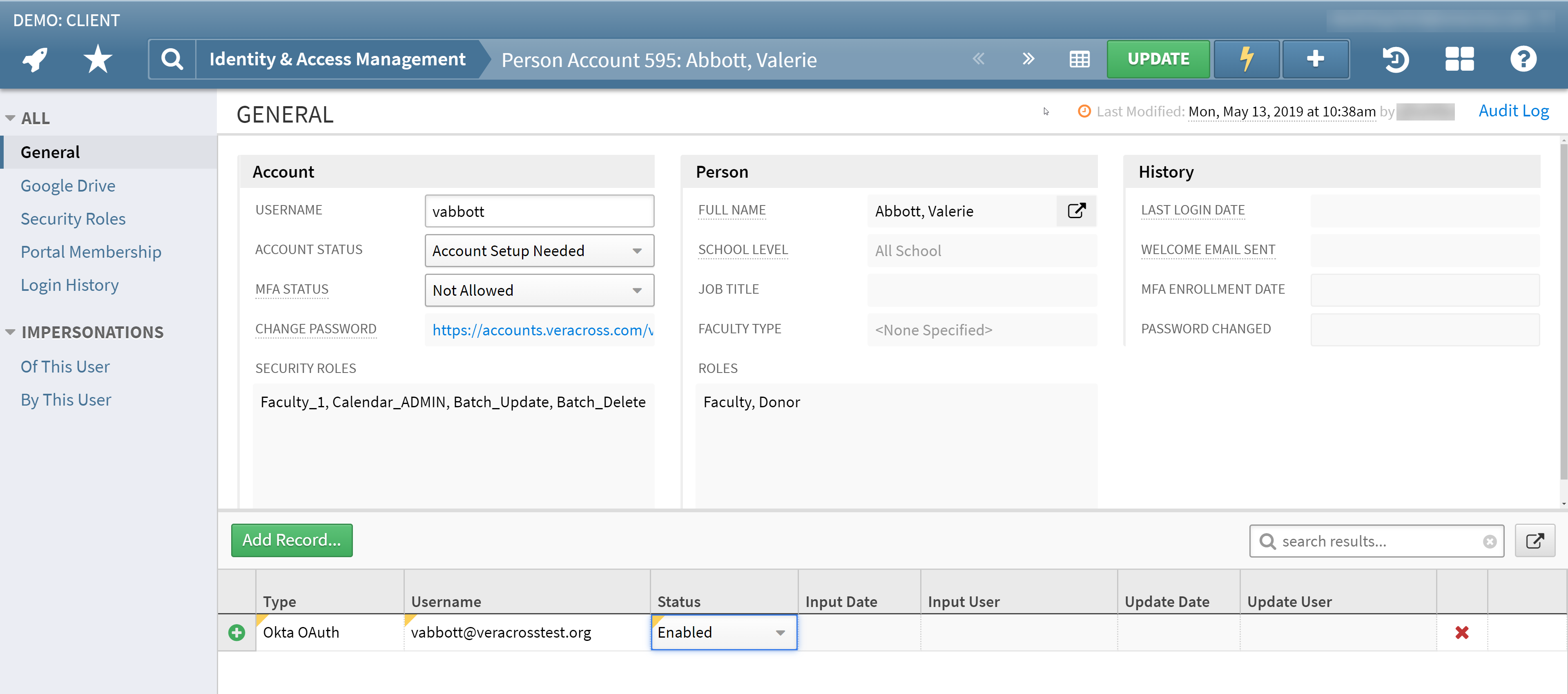 Okta OAuth Setup and Use