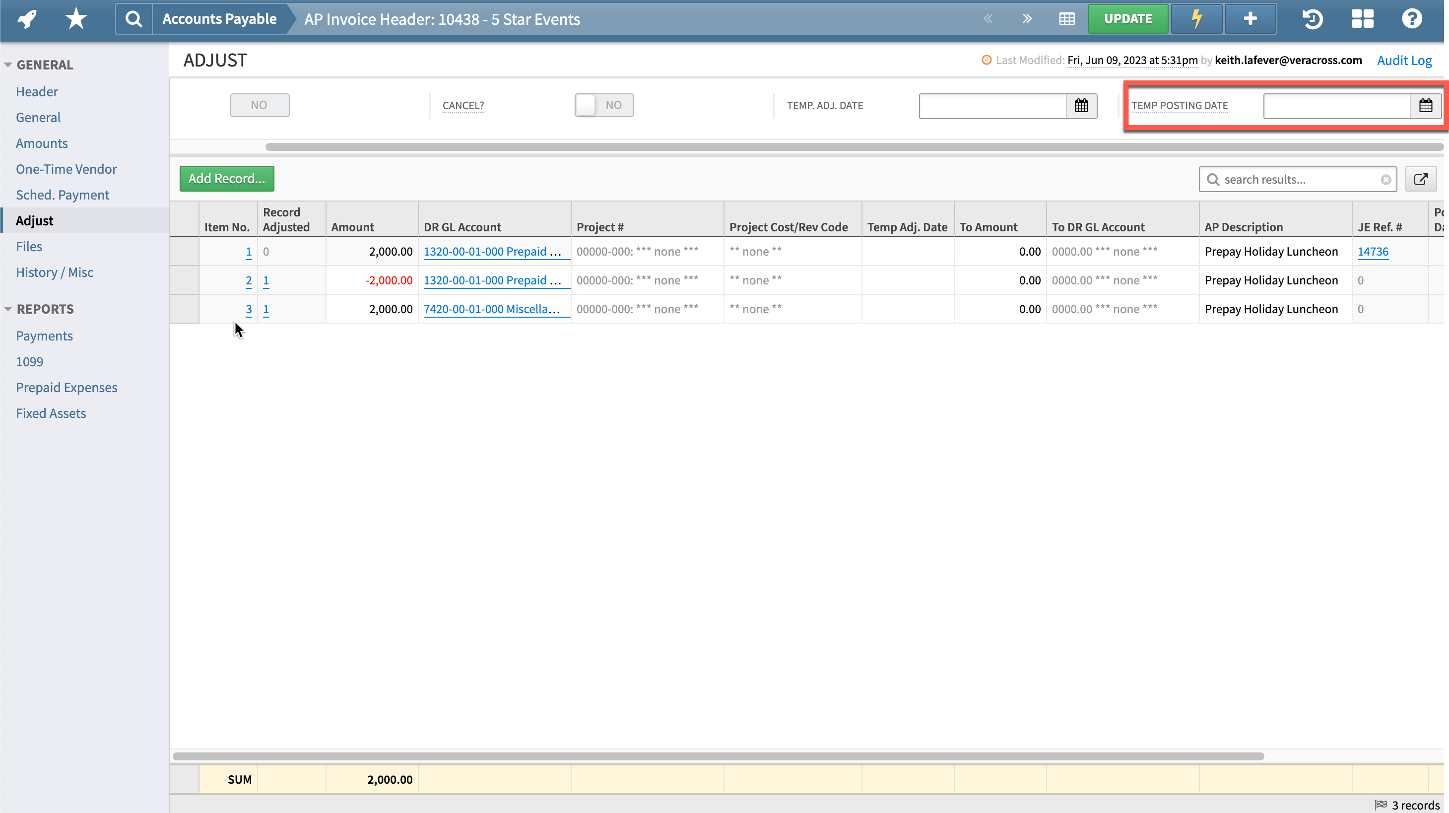 Transferring and Posting Prepaid AP Invoice Items Manually-AP-Axiom