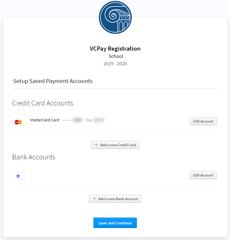 VC Pay Registration