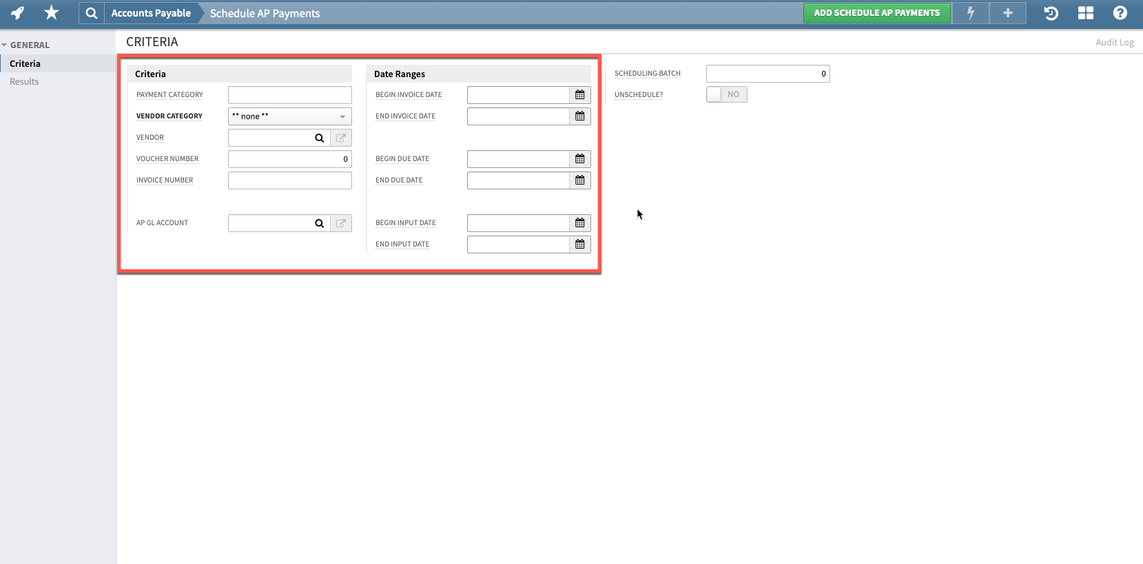 Scheduling and Unscheduling Vendor Invoice Payments AP Axiom