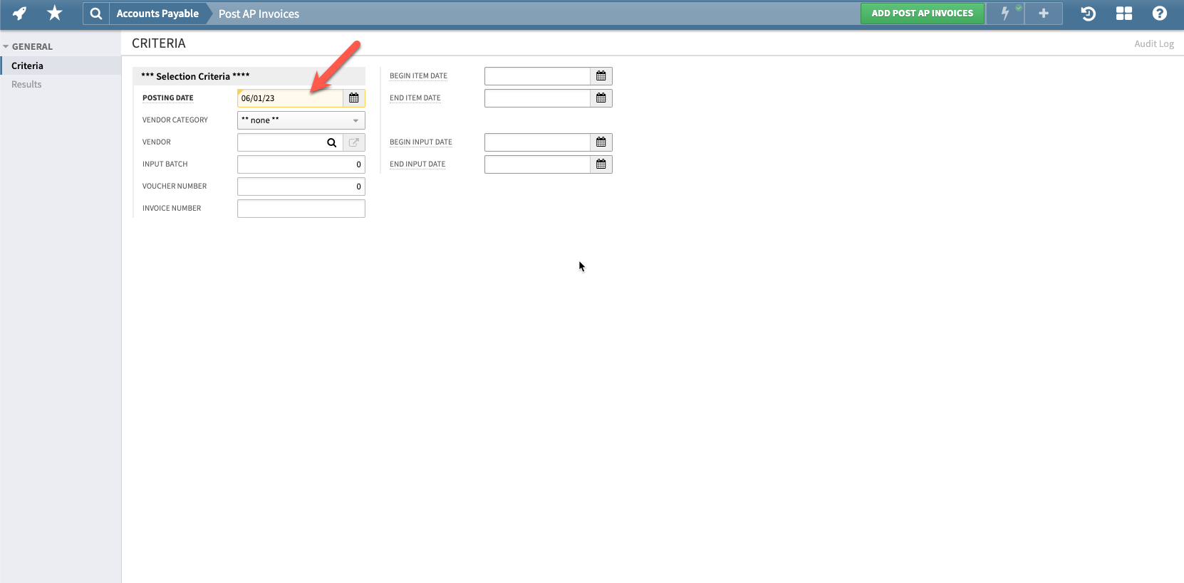 How to Post AP Invoices in AP - Axiom