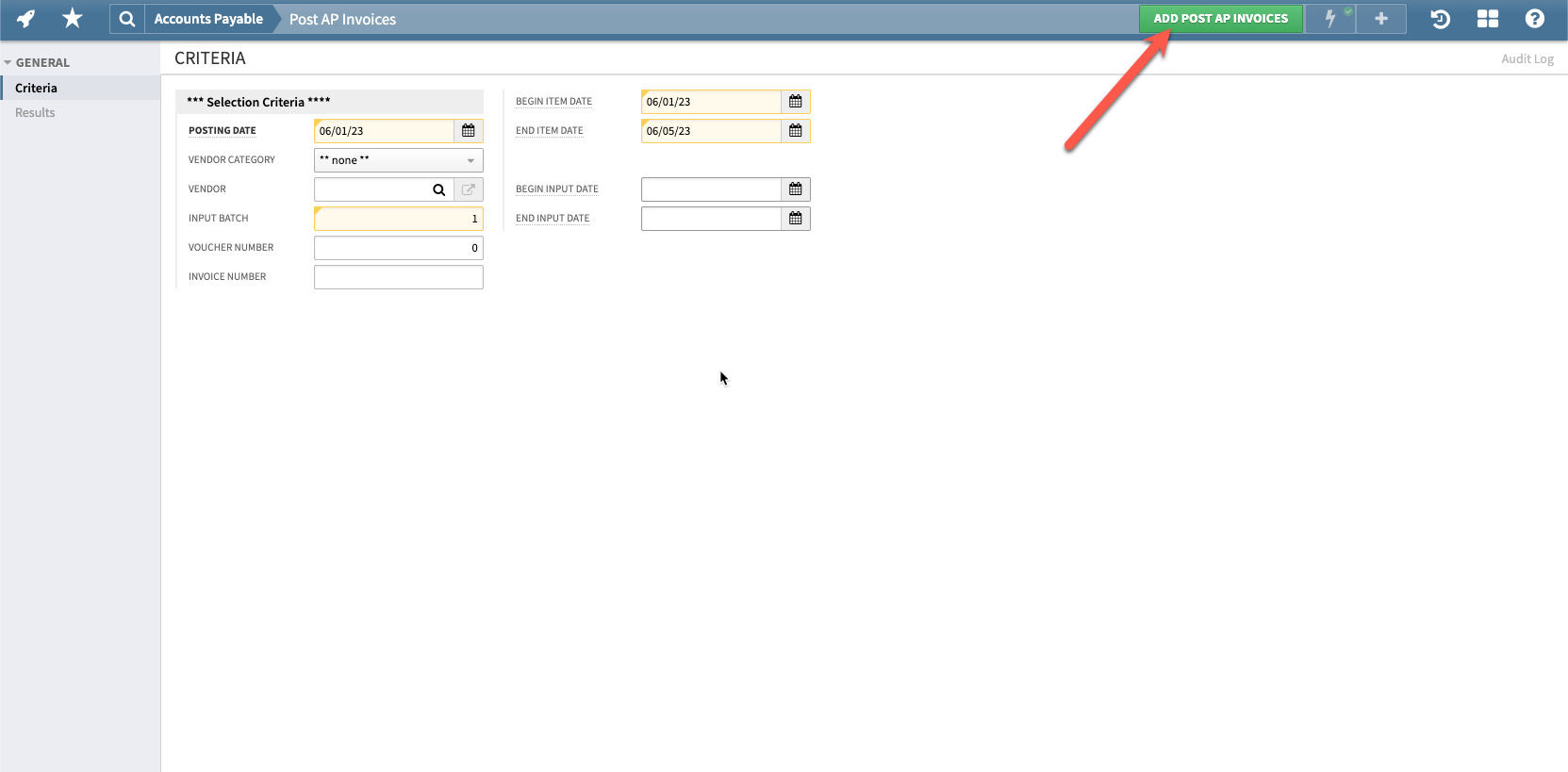 How to Post AP Invoices in AP - Axiom