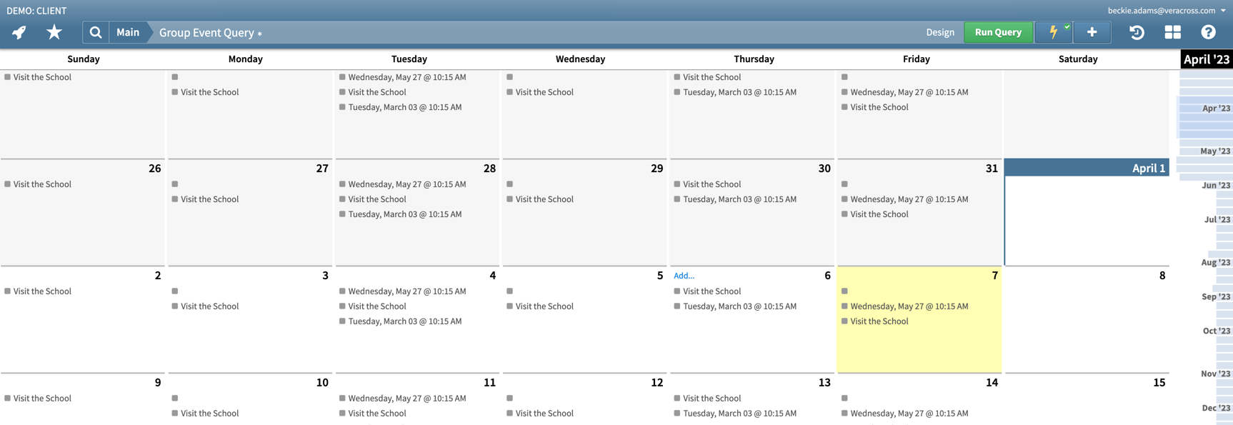 Query Visualization Options
