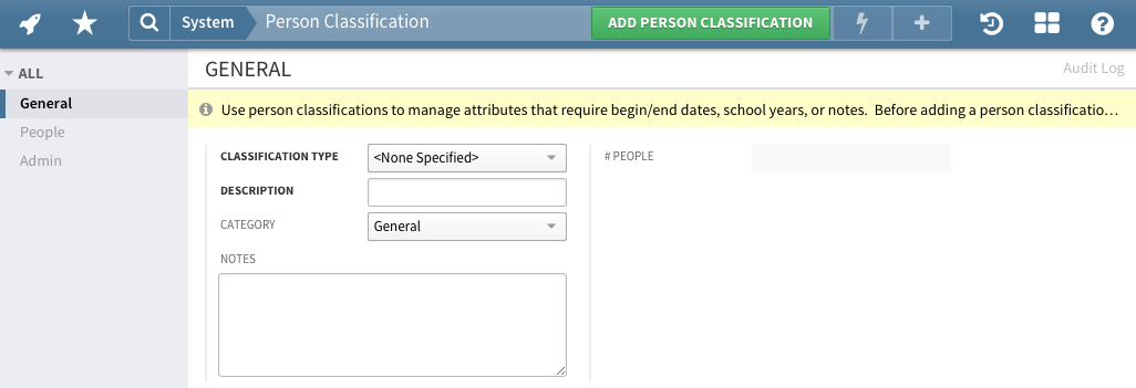 How to Use Person Classifications