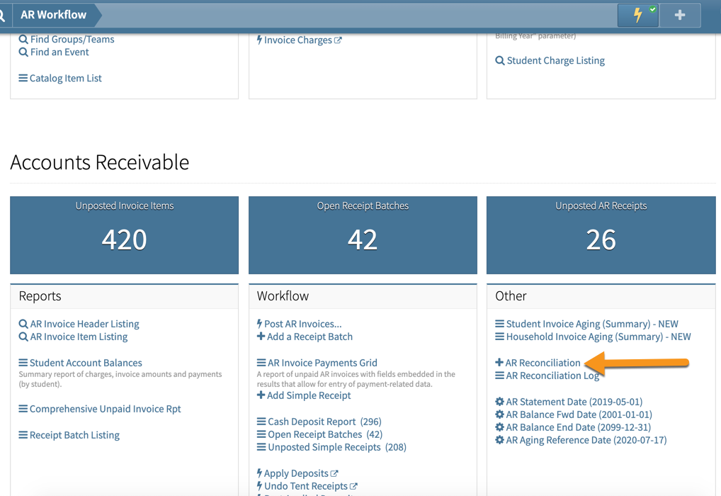 AR Reconciliation Process