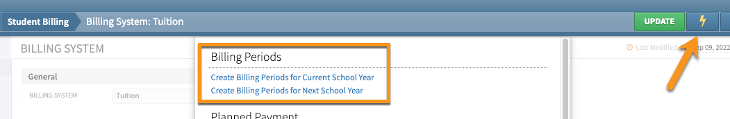 Billing Periods Configuration
