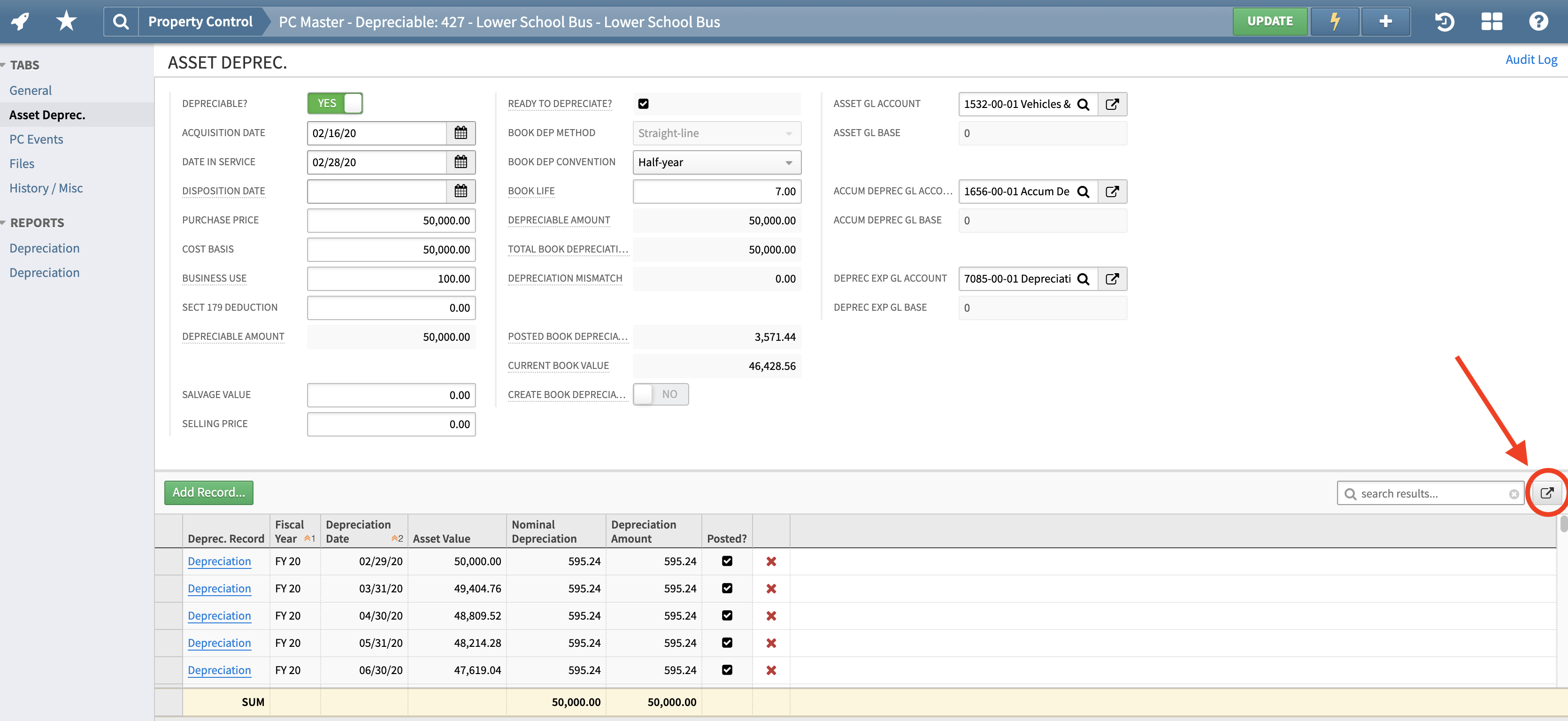 Disposing of a Fixed Asset