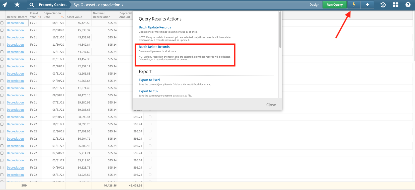 Disposing of a Fixed Asset