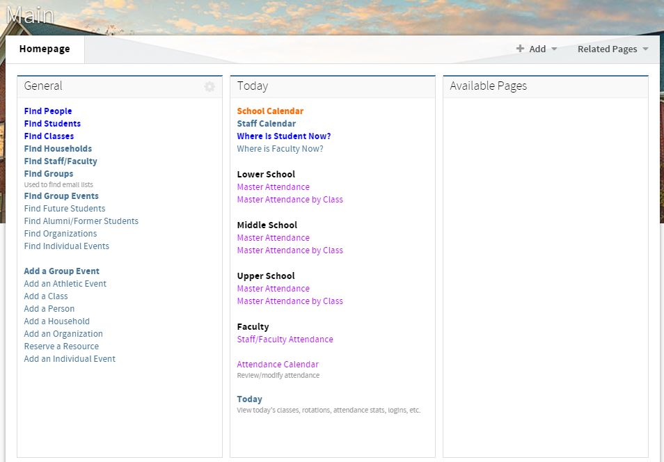 Homepages