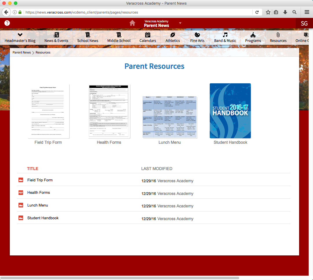 Additional Portal Screen Examples