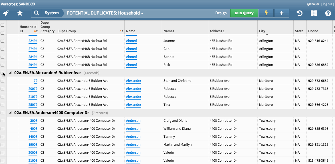 Merge Duplicate Records