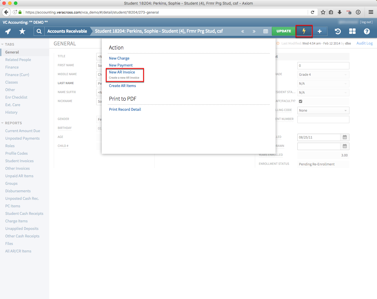 Overview of Creating AR Invoices