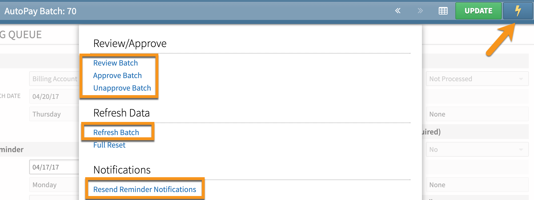 AutoPay Processing Workflow for Student Billing - Axiom