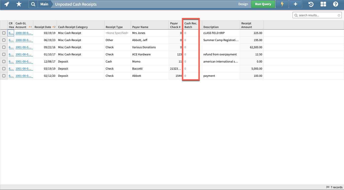 Processing a Cash Receipt Batch - Axiom