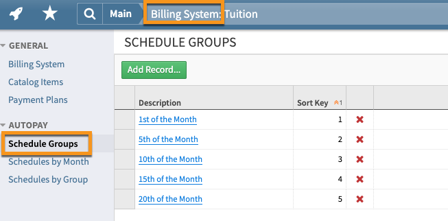 AutoPay Schedule Builder for Student Billing - Axiom