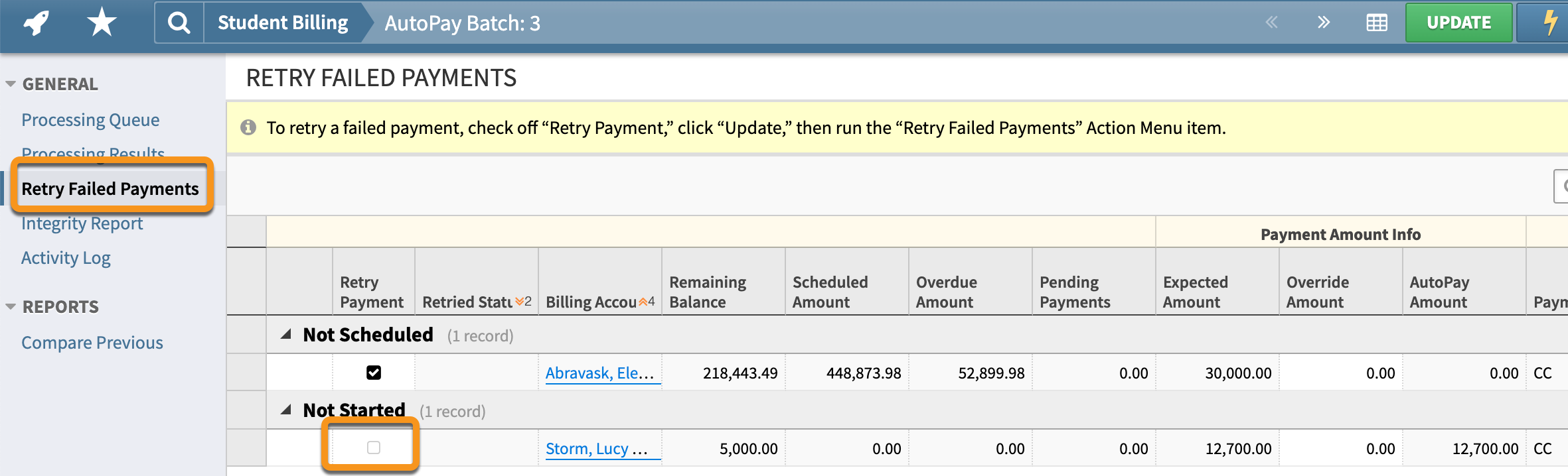 AutoPay On-Demand Batches for Student Billing - Axiom