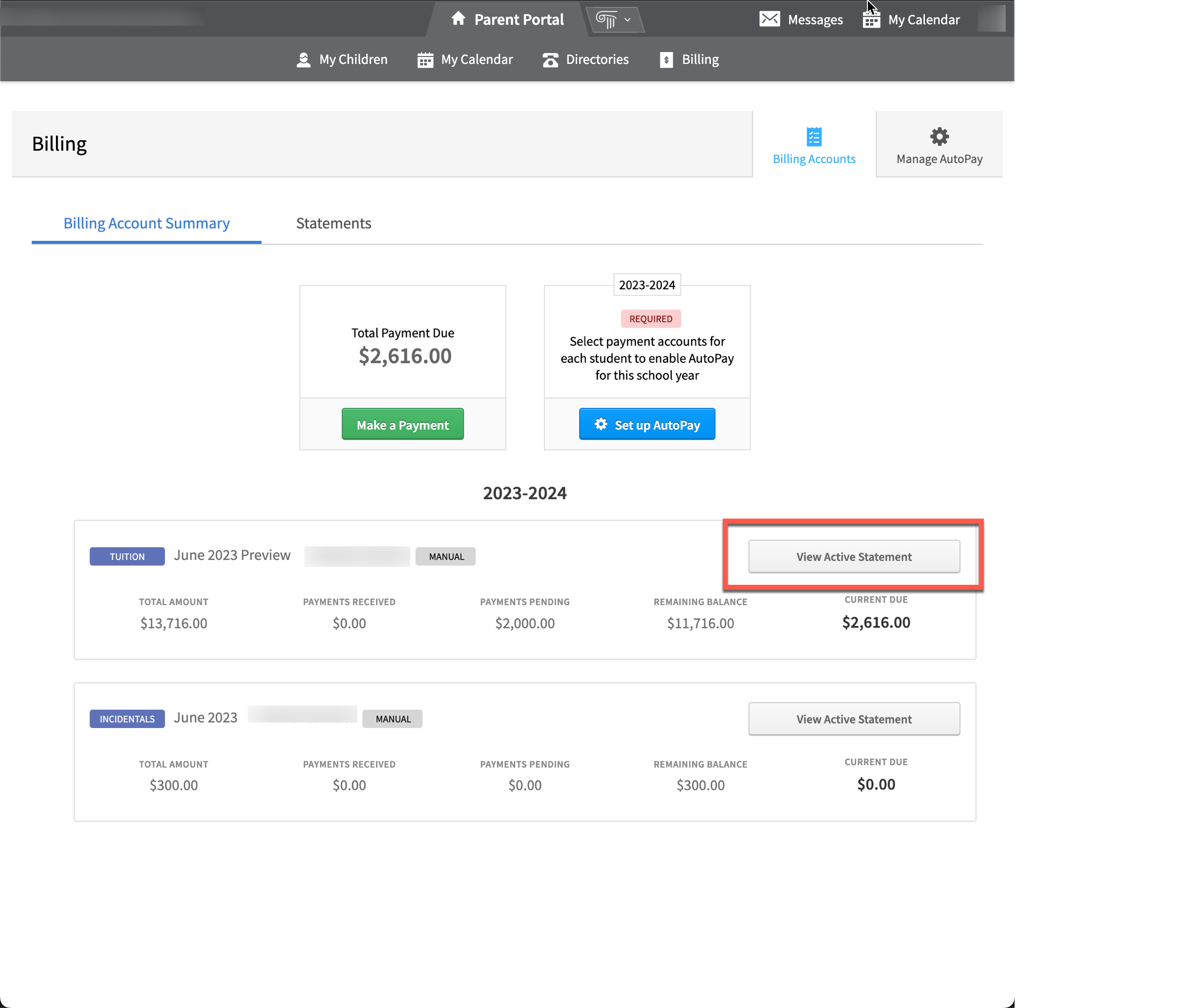 Multi-Recipient Split Billing with Student Billing - Axiom