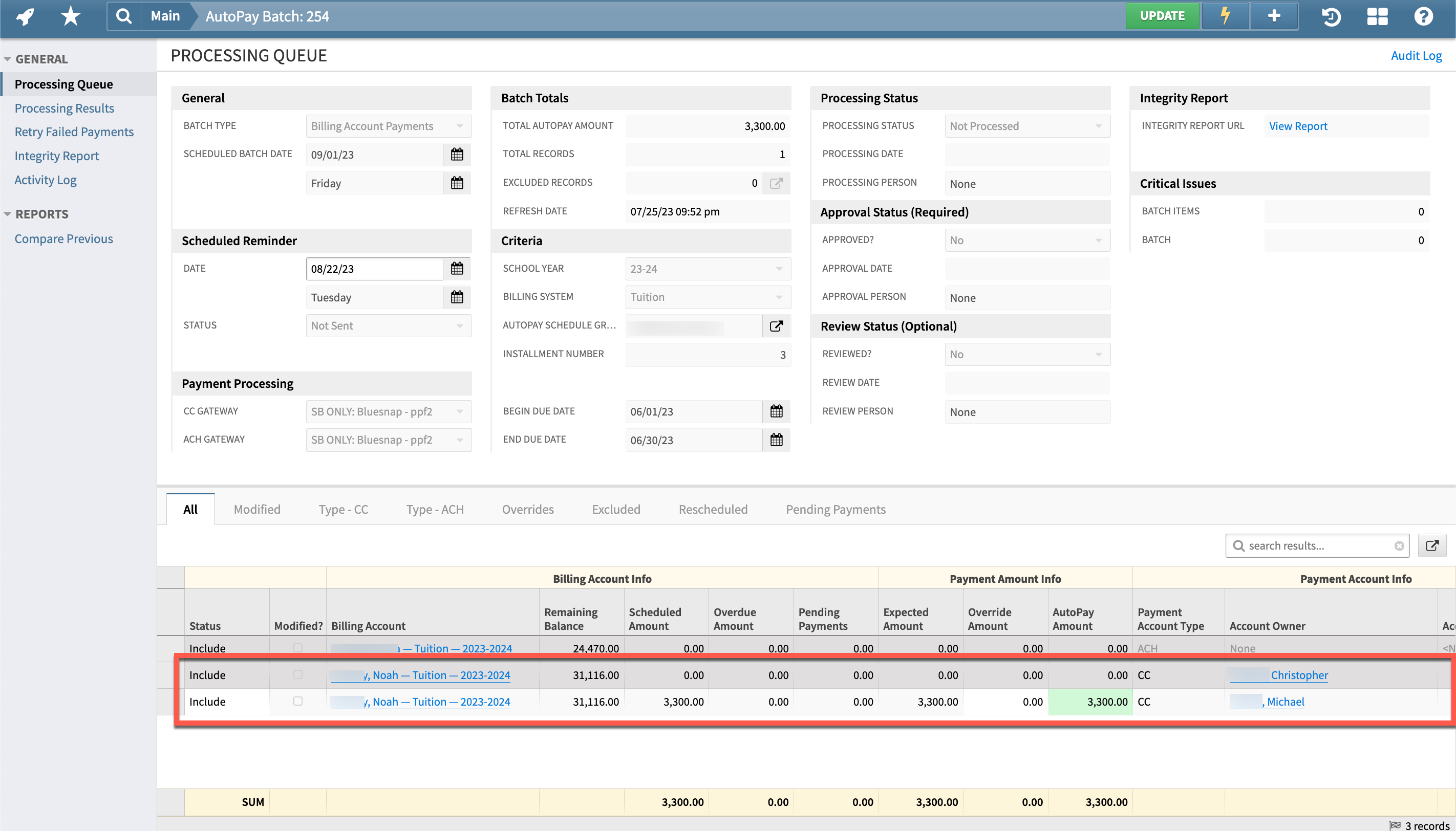 Multi-Recipient Split Billing with Student Billing - Axiom