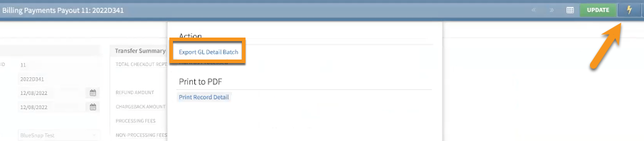 Export Journal Entries from a Payout in Student Billing - Axiom