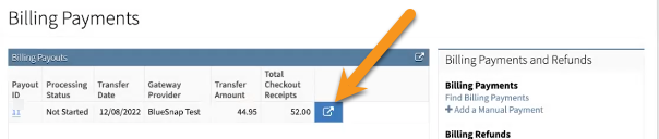 Export Journal Entries from a Payout in Student Billing - Axiom