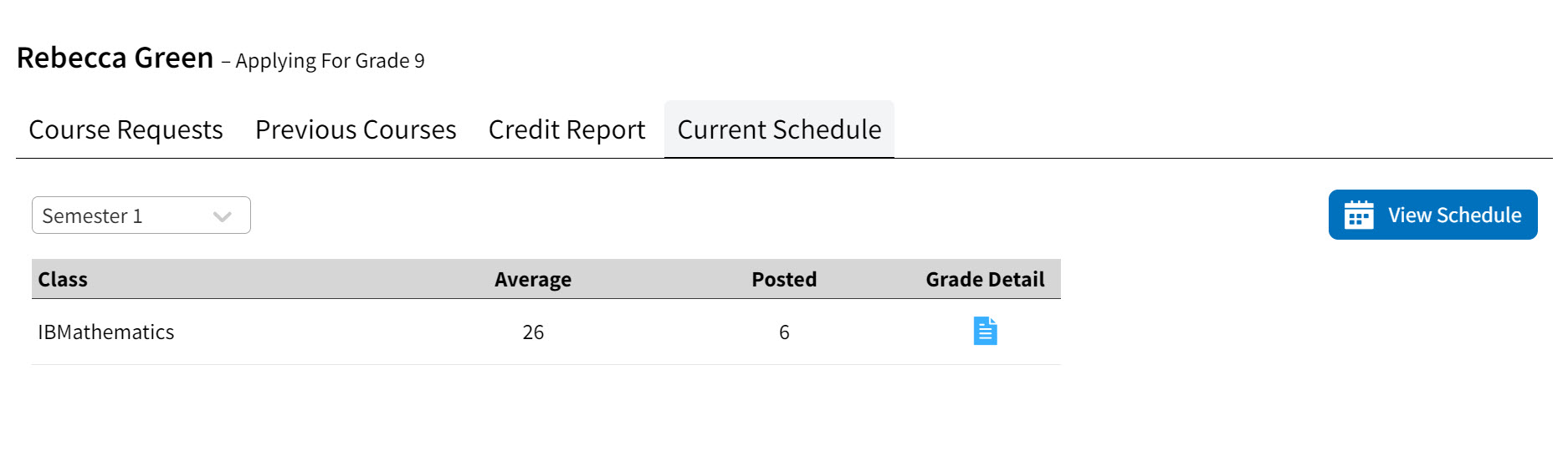 Entering Course Requests in the Student Portal
