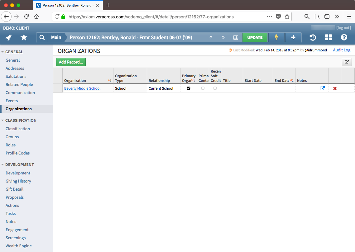 Withdrawing a Student from the School