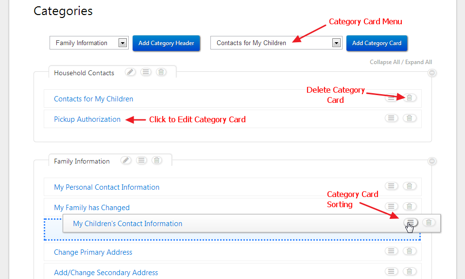 HPU Form Configuration